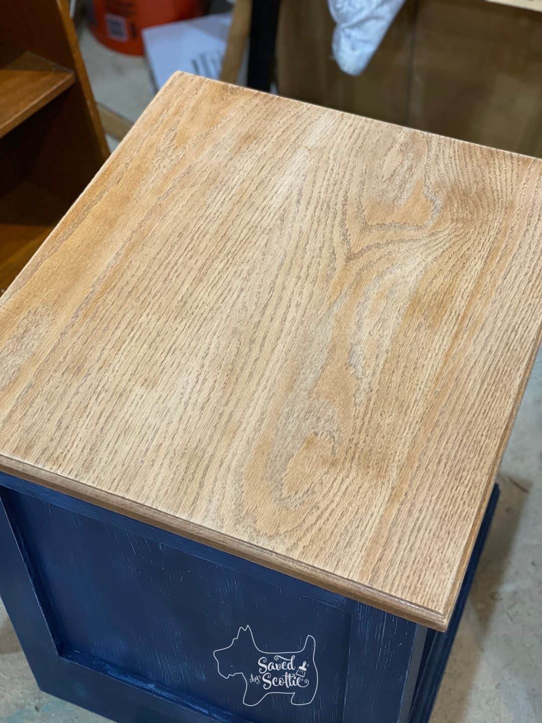 Denim Inspired White Clad Furniture - Saved by Scottie