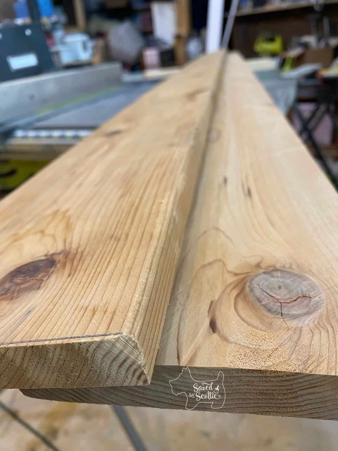 Resawing lumber using a table saw - Saved by Scottie