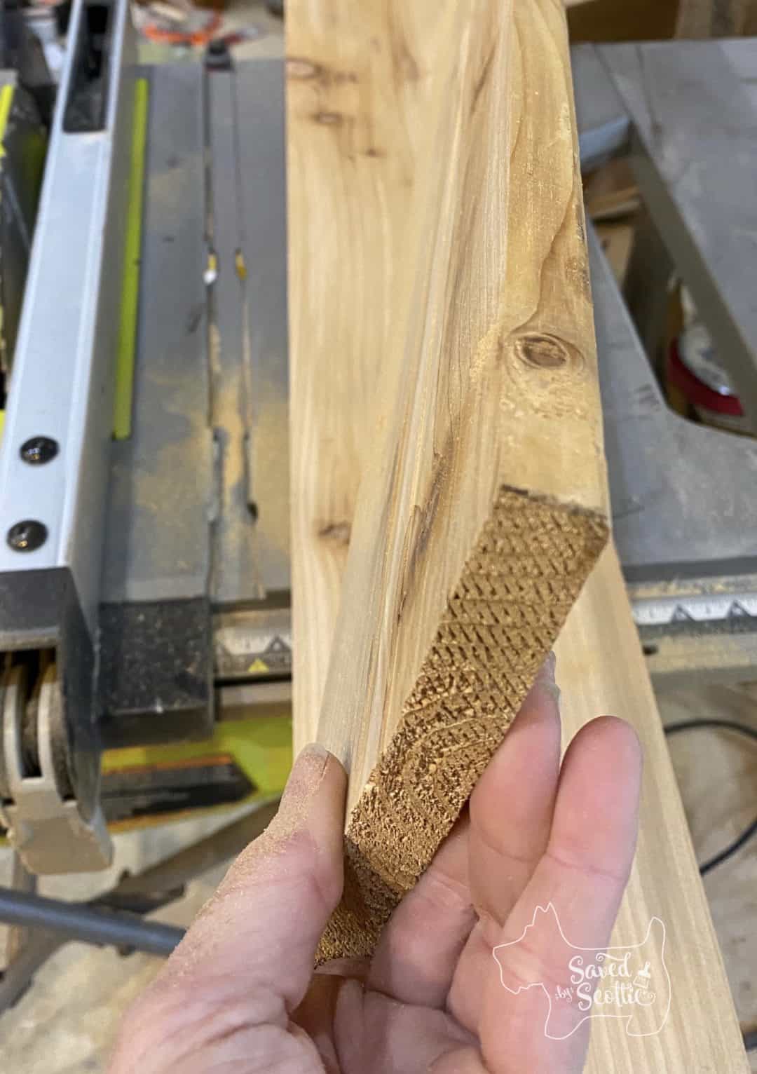 Resawing lumber using a table saw - Saved by Scottie